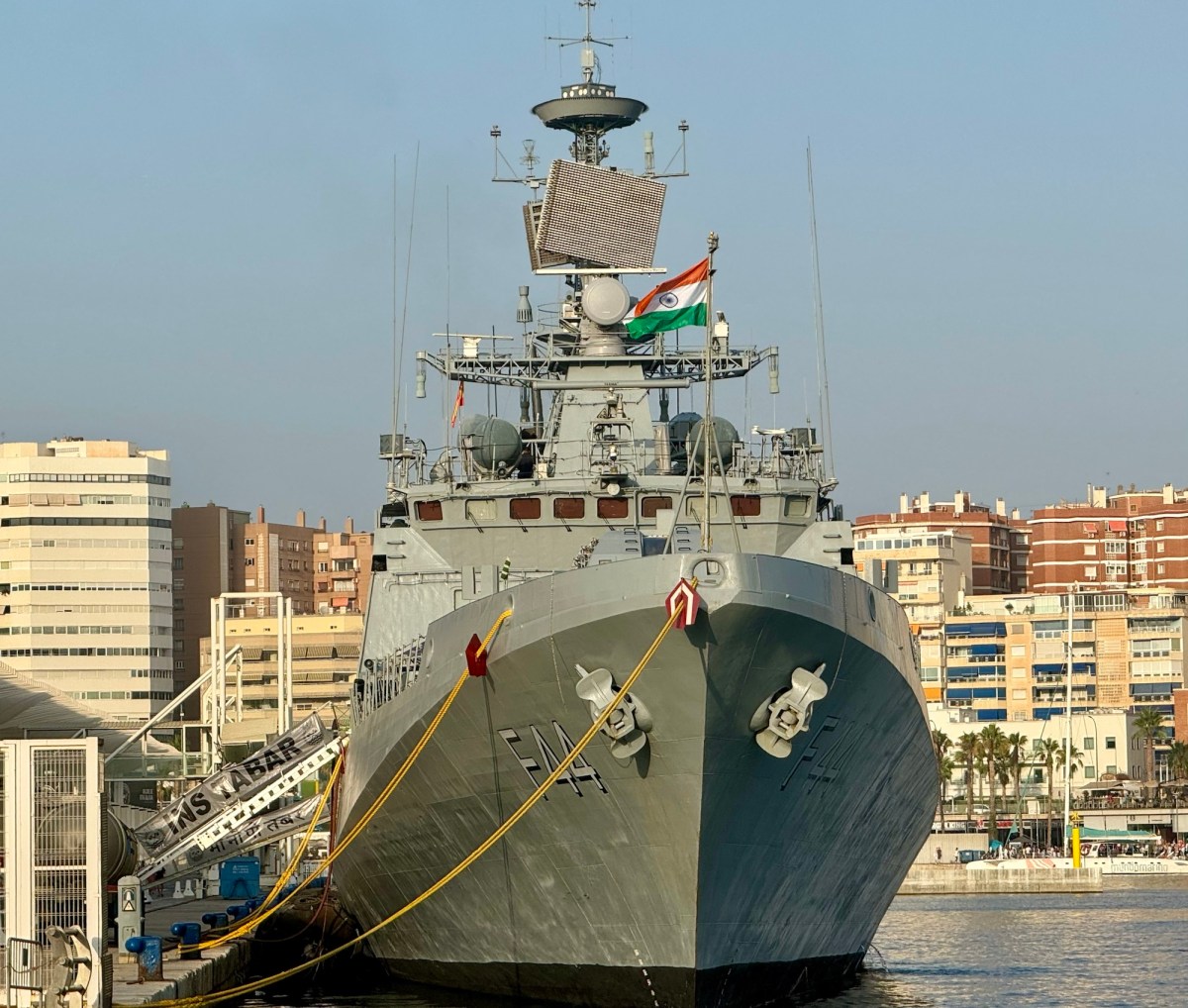 La fragata india Tabar visita Málaga | Foro Naval